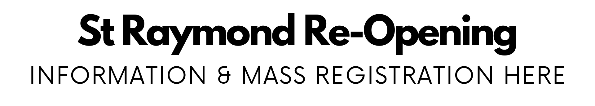 Saint Raymond | Welcome. Love. Serve.